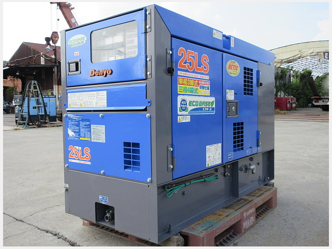 デンヨー DCA-25LSKE | 茨城県の発電機 | BIGLEMON（ビッグレモン）：中古建機, 中古重機, トラック, 農業機械の販売・売却 | 商品ID：135682