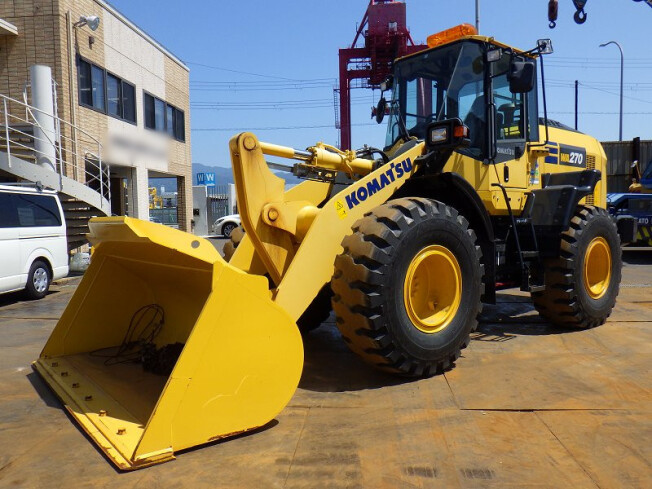 KOMATSU WA270-8 (Wheel loaders) at Hyogo, Japan | Buy used Japanese ...